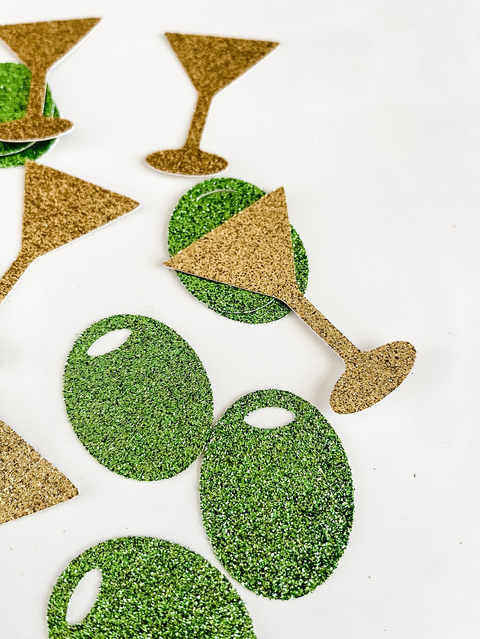 XL Martini Olive Confetti | A Tini Bit Older Birthday | Martini Theme ...