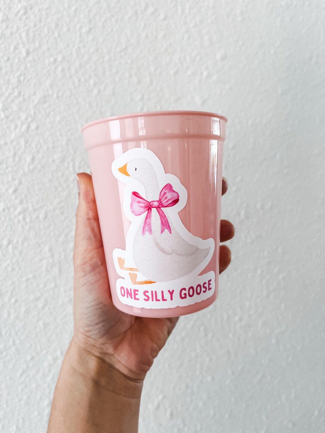 One Silly Goose Birthday Cups | Silly Goose Decorations | One Silly ...