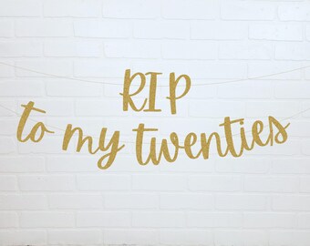 Rip 20s Banner - Etsy