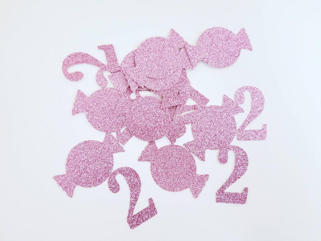Pink Two Sweet Confetti | Two Sweet Birthday Confetti | Two Sweet ...