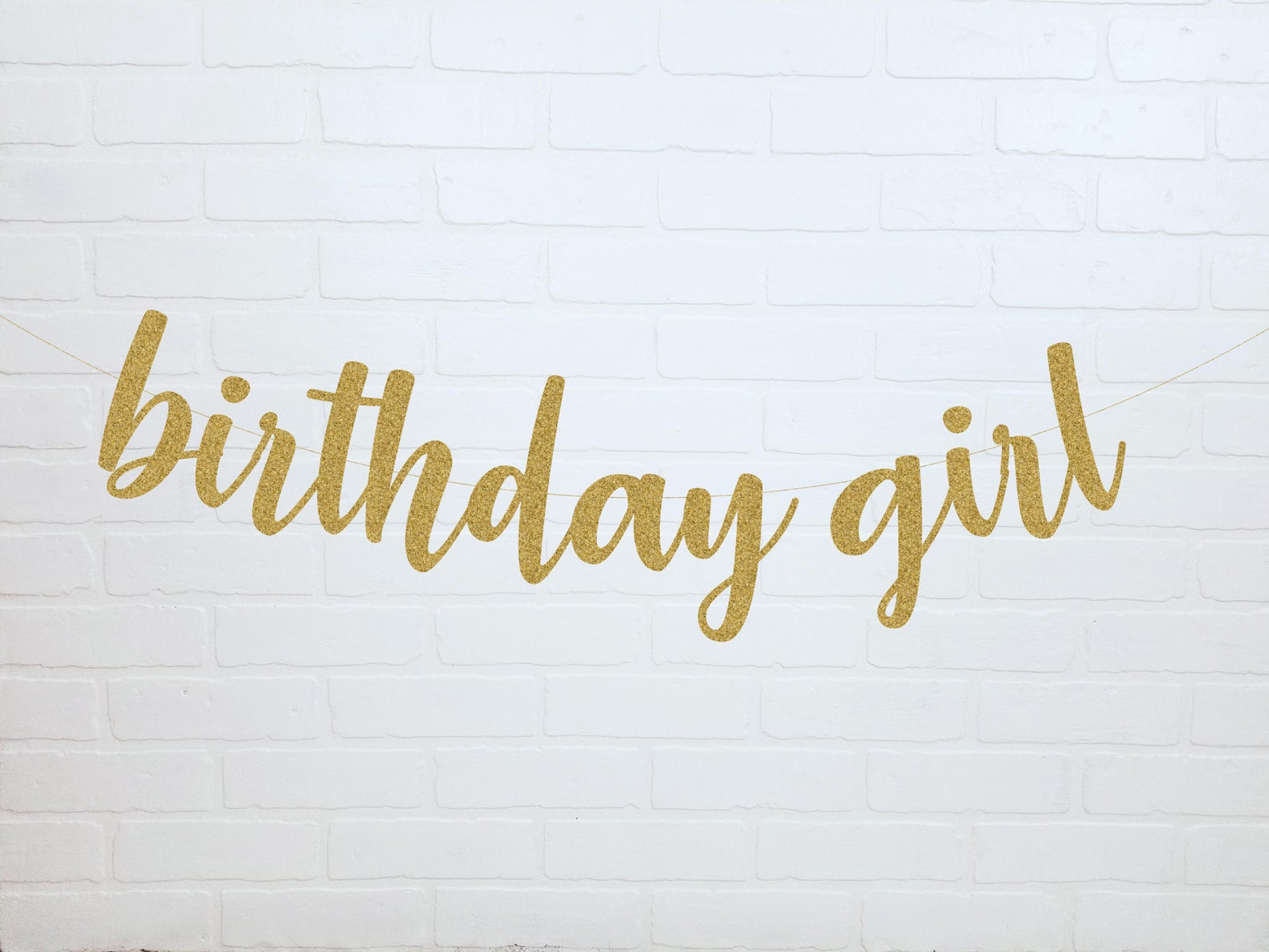 Birthday Girl Banner Happy Birthday Banner Birthday for | Etsy