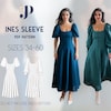 Ines Dress Sleeve Pattern Just Patterns PDF Pattern (pattern Expansion ...