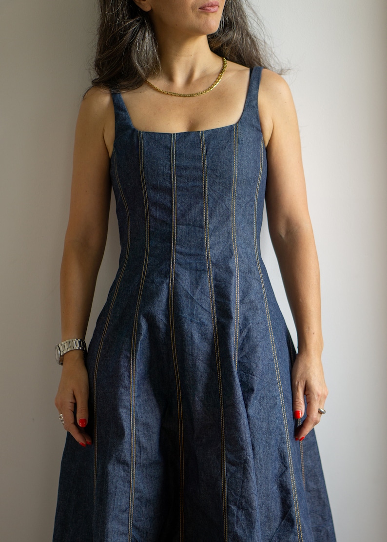 Ines Dress Just Patterns PDF Sewing Pattern Size 34-60 - Etsy