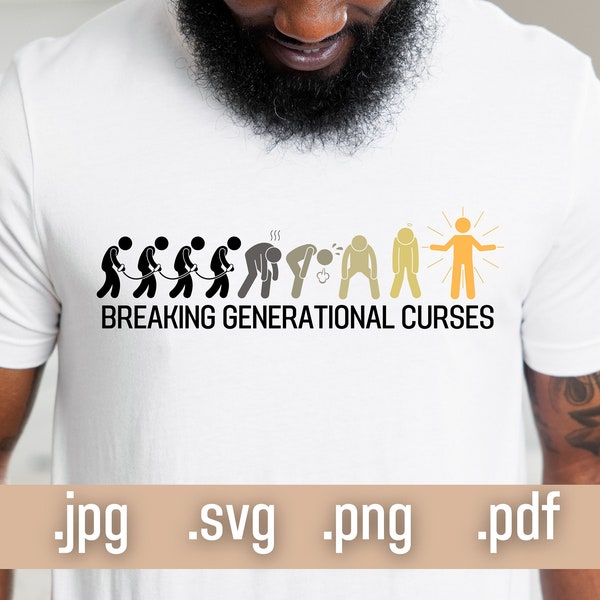 Breaking Generational Curses Svg - Etsy