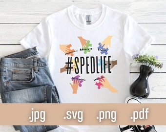 Sped Teacher Svg Sped Teacher Png Special Education Svg Cricut - Etsy