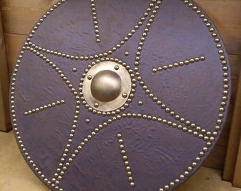 Scottish Targe Highland Warrior Medieval Shield With Spike Leather ...