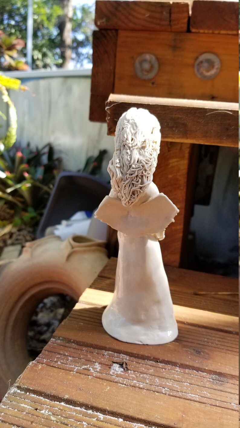 Ceramic Angel, Hand Made, Porcelain, Angel Statue, Angel Figurine ...