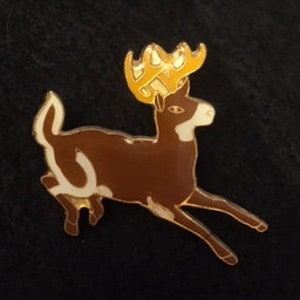 Jumping Deer Buck Pin - Etsy