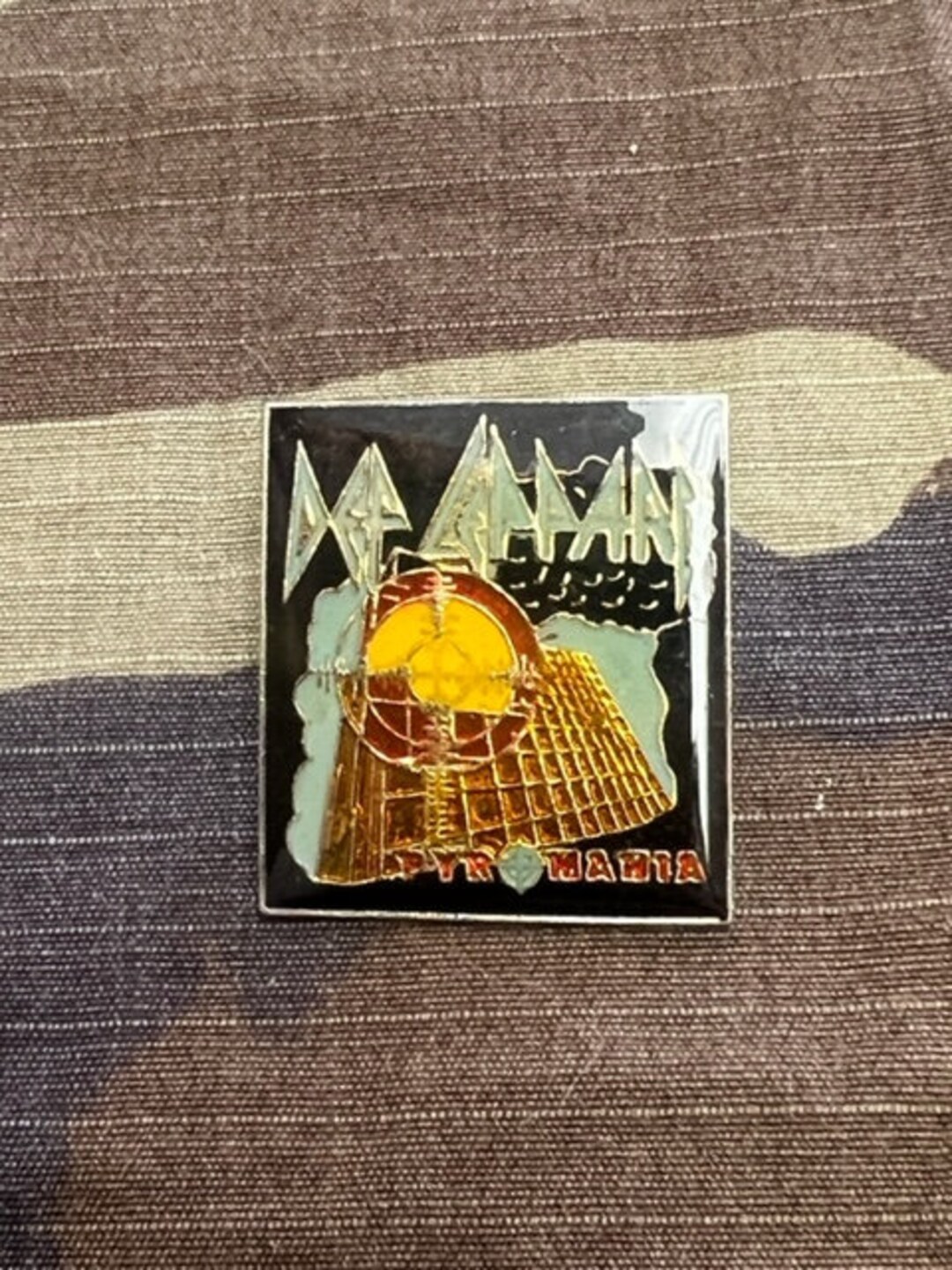Def Leppard Pyromania Classic Hard Rock and Roll POP Music Enamel ...