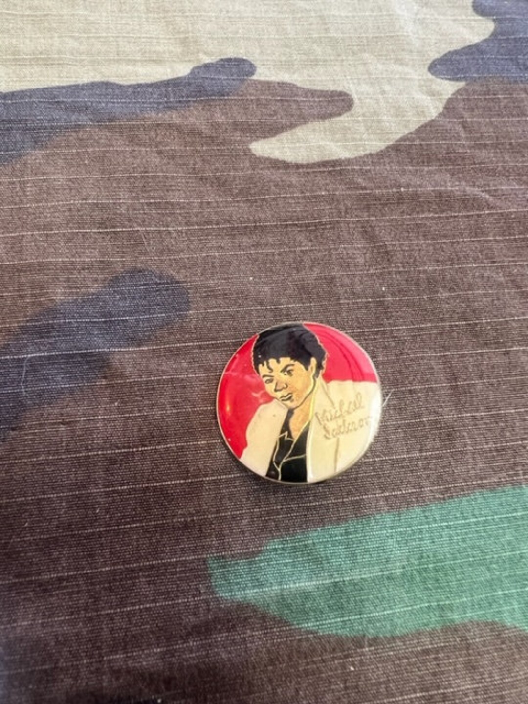 Michael Jackson Rock and Roll POP Music Enamel Backpack Pin - Jacket ...