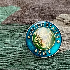Army Enamel Backpack Pin - Jacket Pin - Lapel Pin - Motorcycle Pin ...