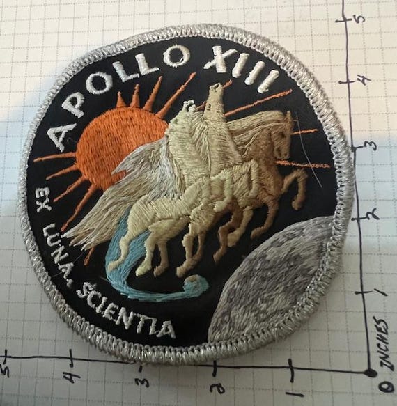 Apollo 13 XIII Ex Luna Scientia NASA Space program … - Gem