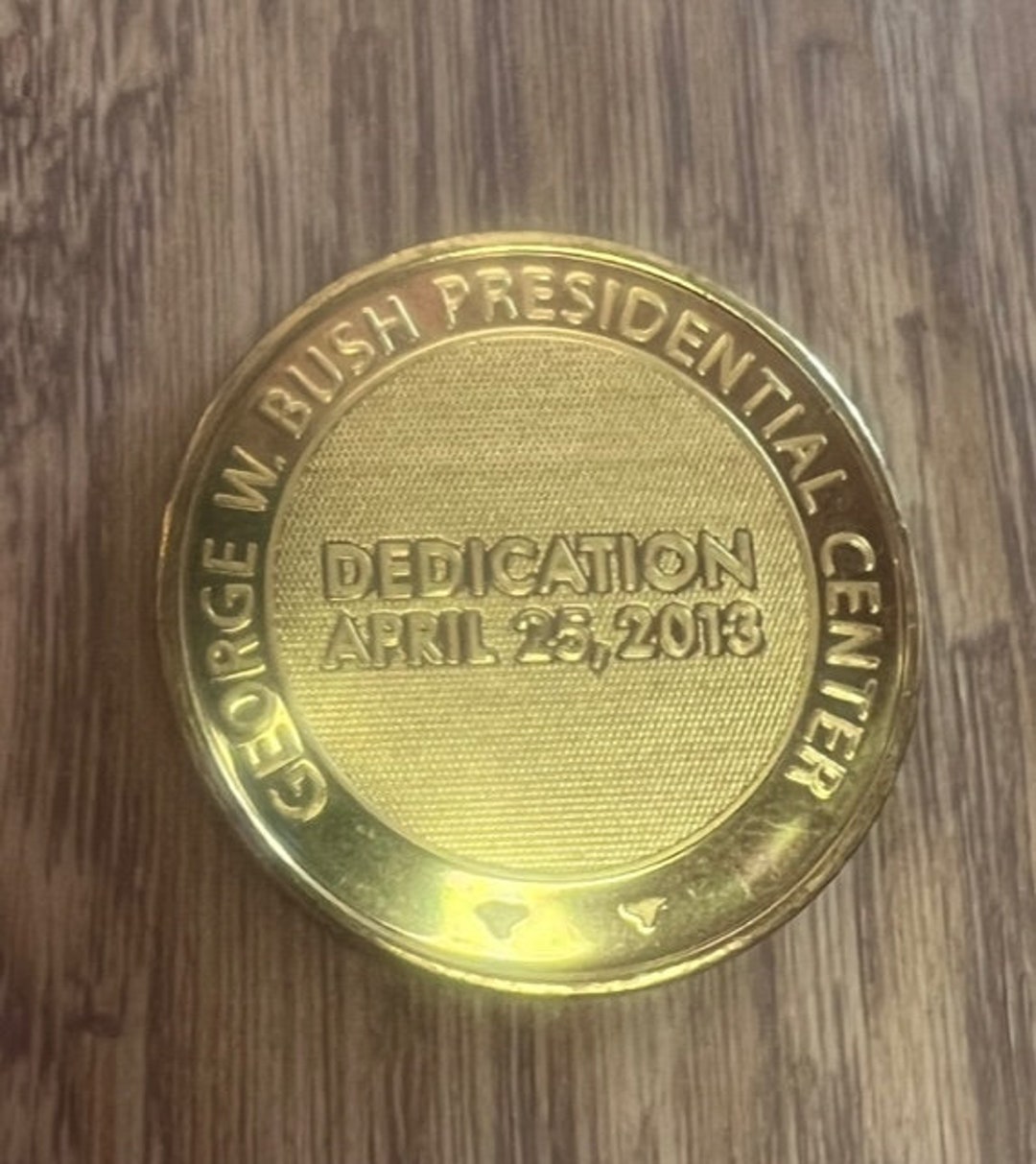 George W. Bush Presidential Center Dedication Center Challenge Coin ...