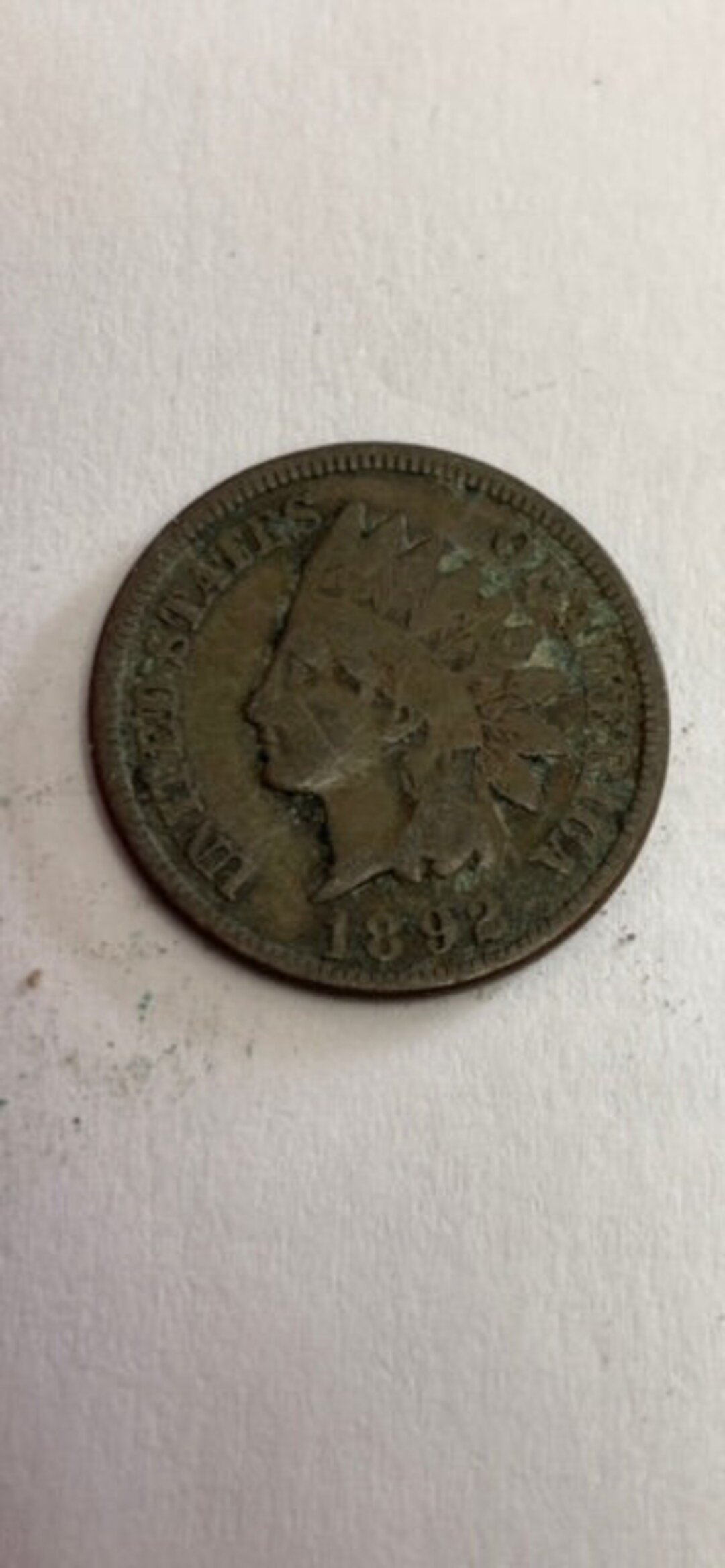 1892 Indian Head Penny One Cent Vintage Collectable Coin US. - Etsy