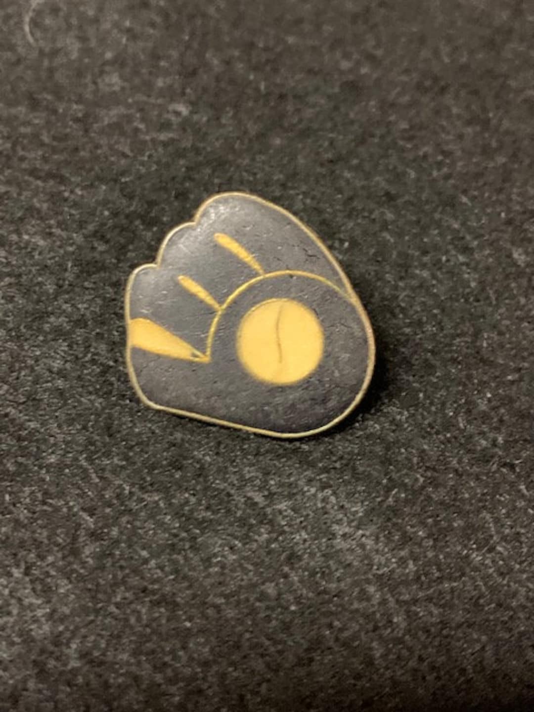 Baseball Glove and Ball Mitt Enamel Backpack Pin - Jacket Pin ...