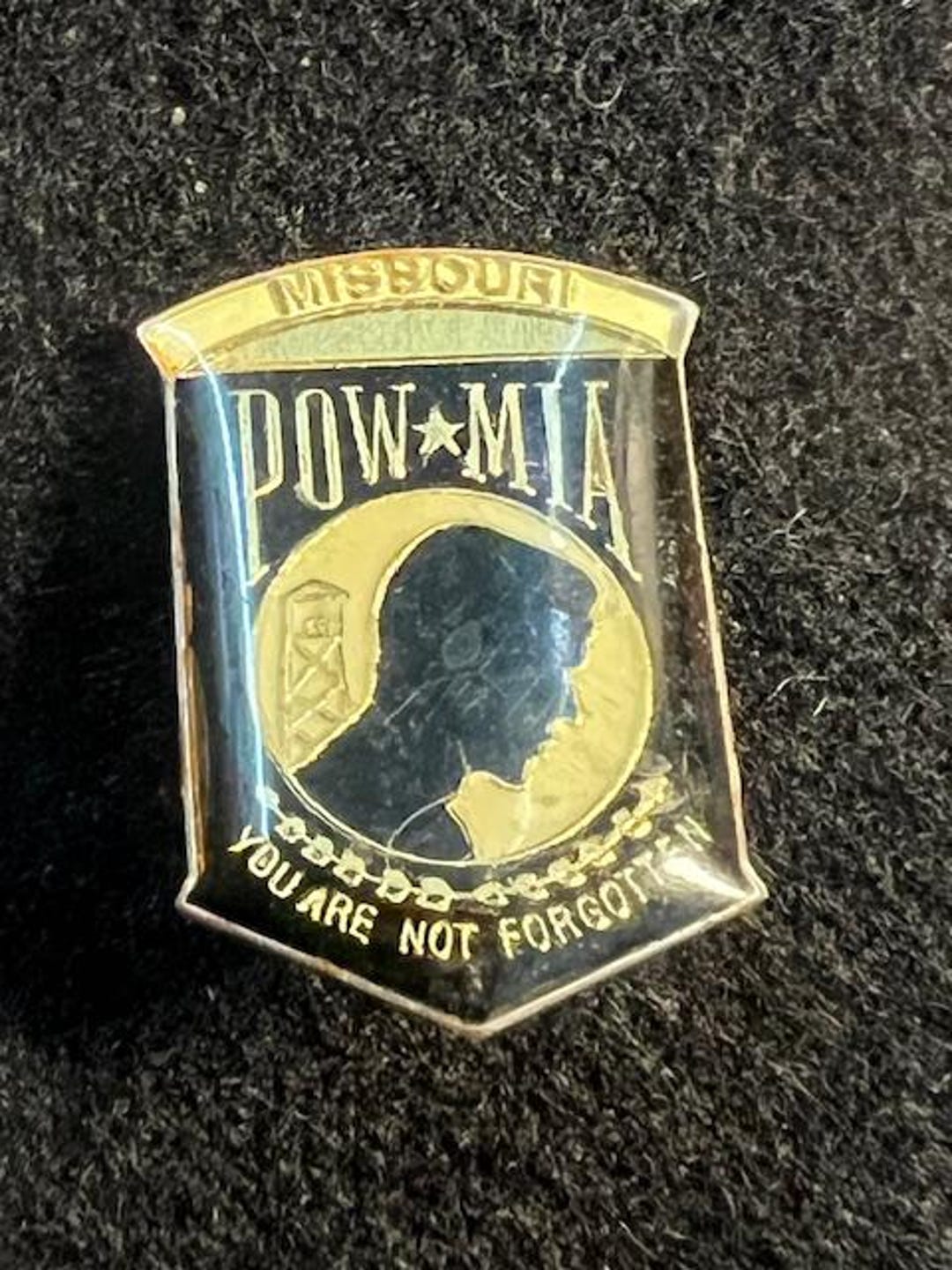 Missouri POW Badge Enamel Backpack Pin - Jacket Pin - Graffiti Pin ...