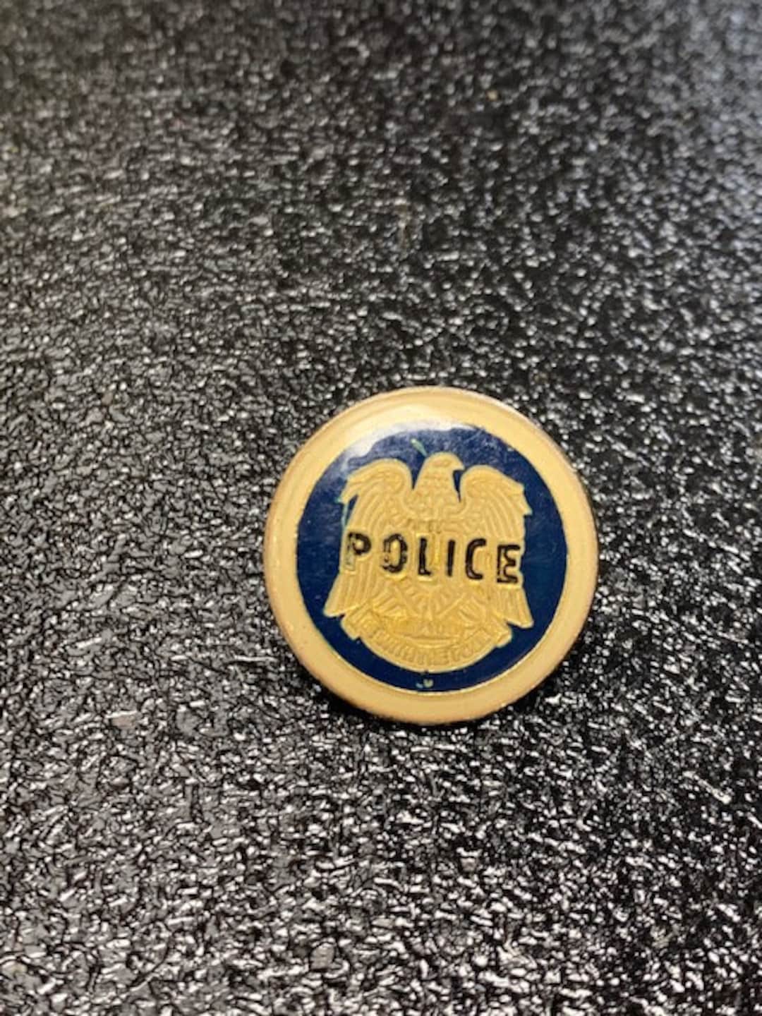 The Police Enamel Backpack Pin - Jacket Pin - Graffiti Pin - Lapel Pin ...