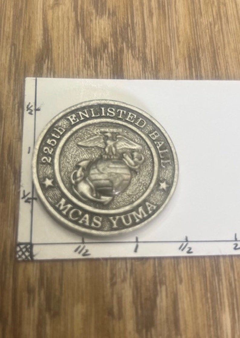 USMC MCAS Yuma 225th Enlisted Ball Challenge Coin 50th - Etsy