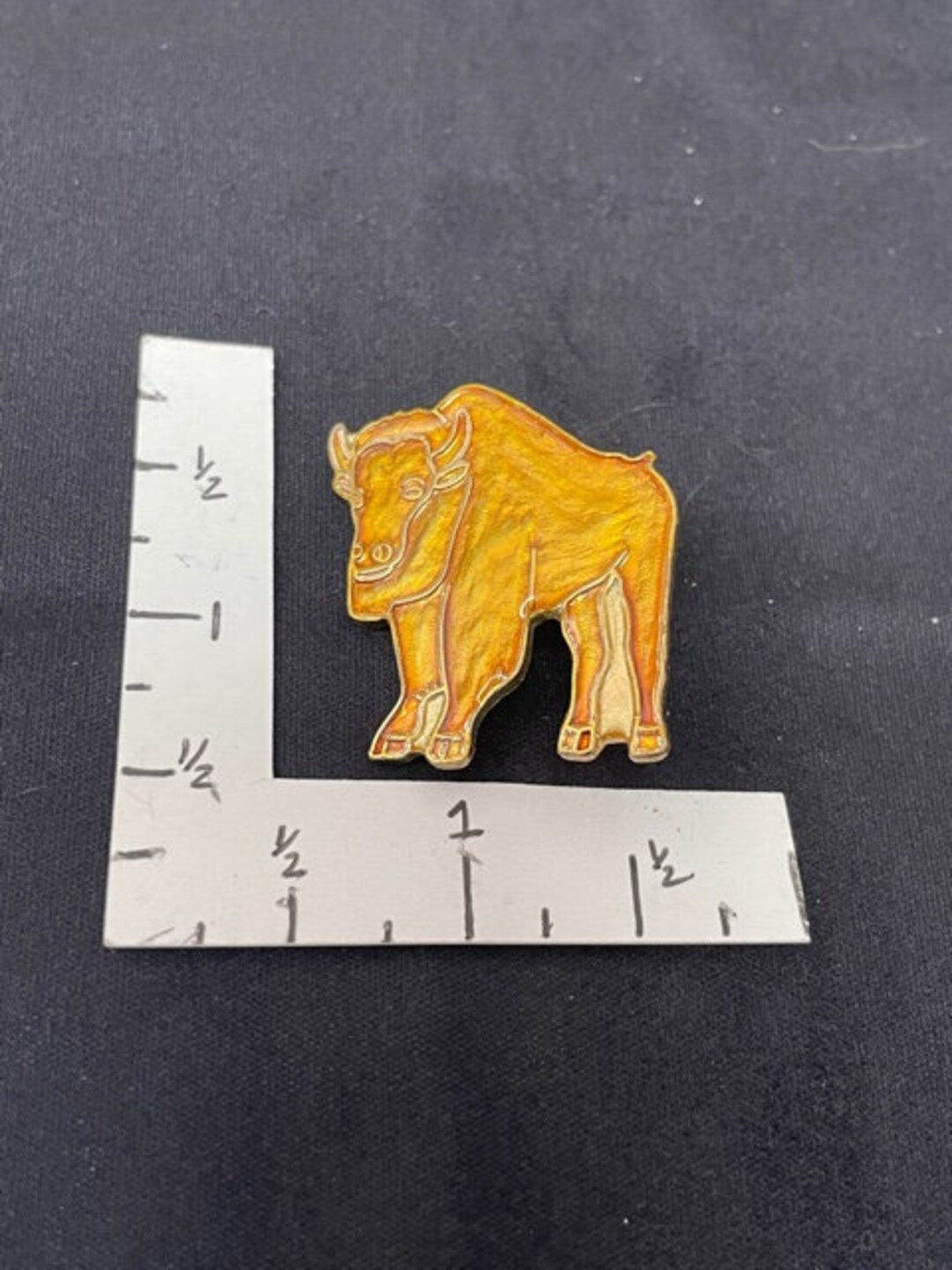 Large Buffalo Pin - Etsy