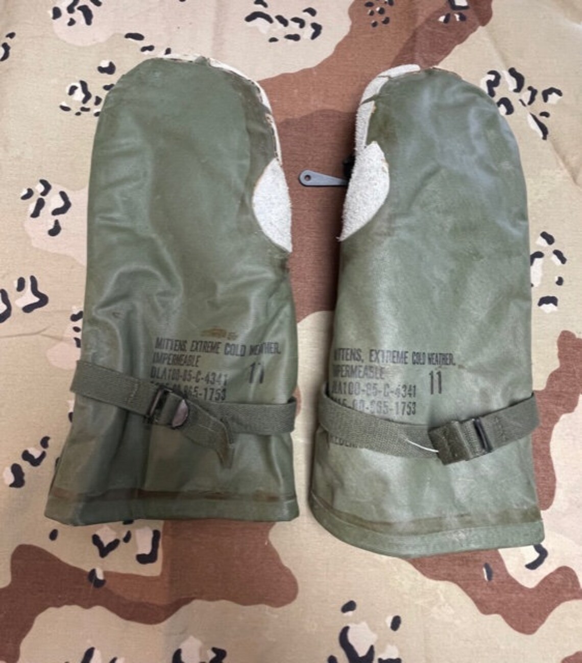 Extreme Cold Weather Impermeable Mittens 1985 USGI Military - Etsy