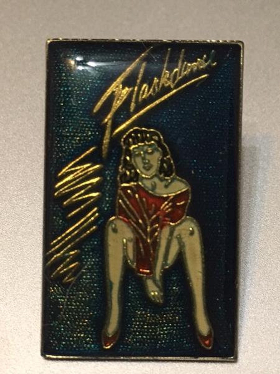 Flash Dance Enamel Backpack Pin - Jacket Pin - Graffiti Pin - Lapel Pin ...