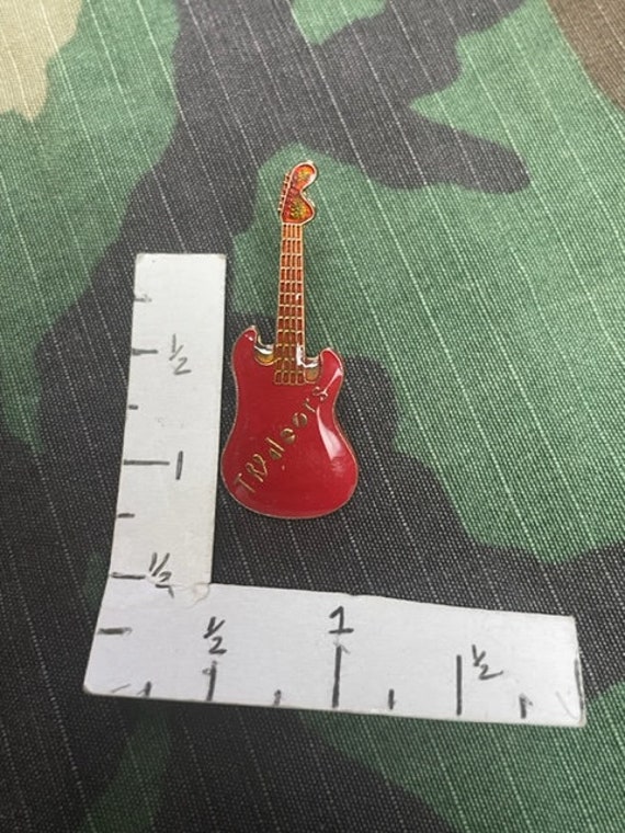 The Doors Rock And Roll Electric Guitar Enamel Backpa… - Gem