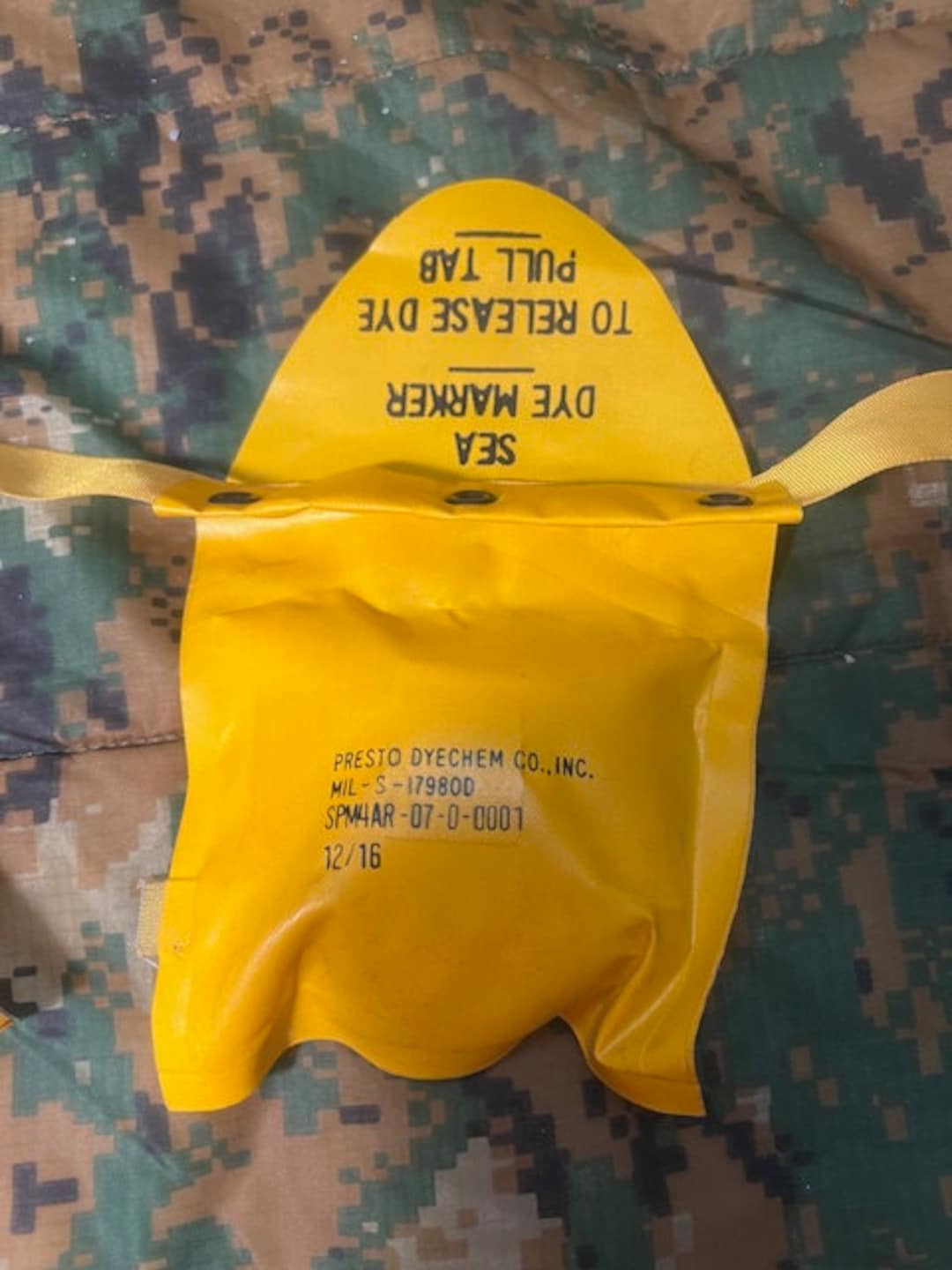 US Navy Survival Sea Dye Marker. Not Shark Repellent. Issue - Etsy