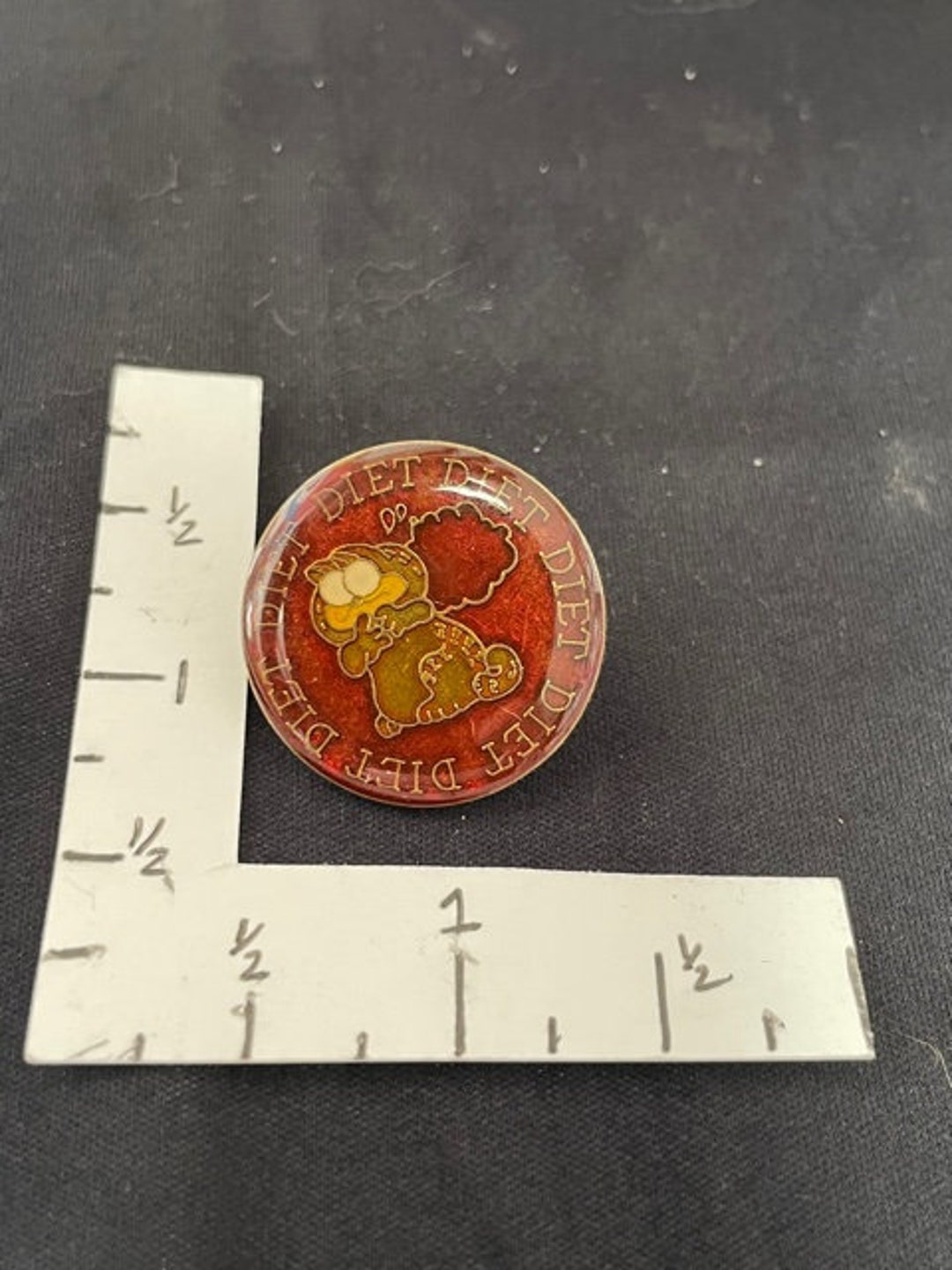 Enamel Garfield Diet Pins Collectable Jacket Backpack Biker Graffiti ...