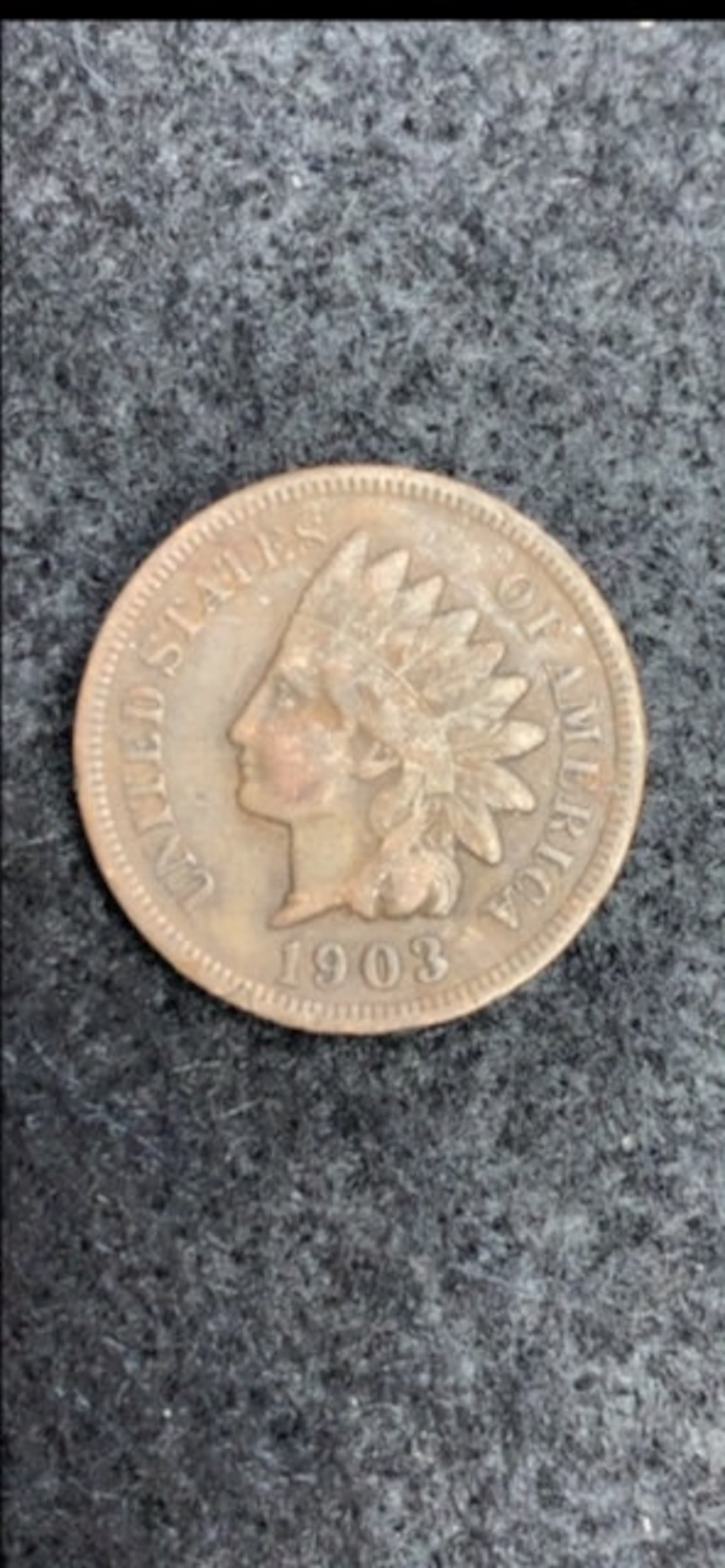 1903 Indian Head Penny One Cent LIBERTY VISABLE Vintage Collectable ...