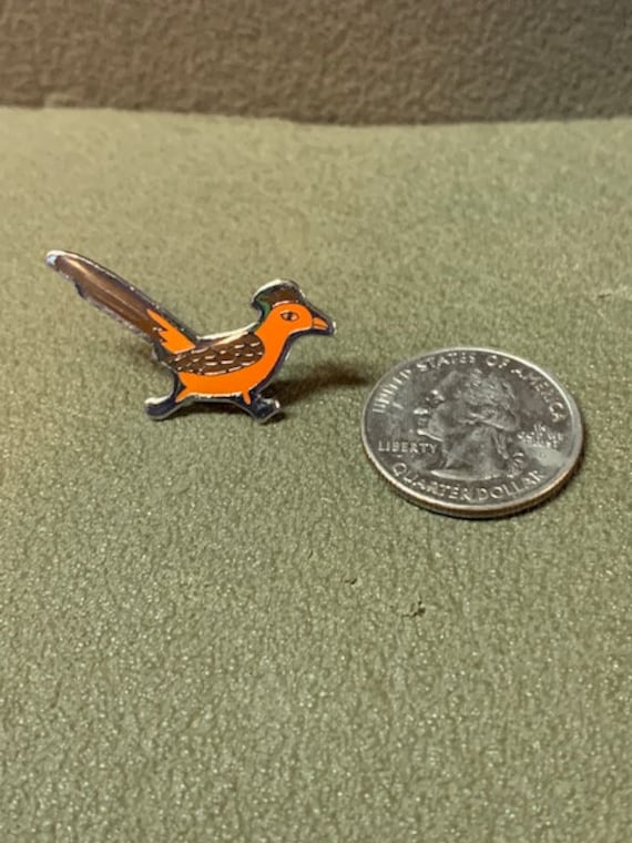 Road Runner Desert Enamel Backpack pin - Jacket Pin … - Gem