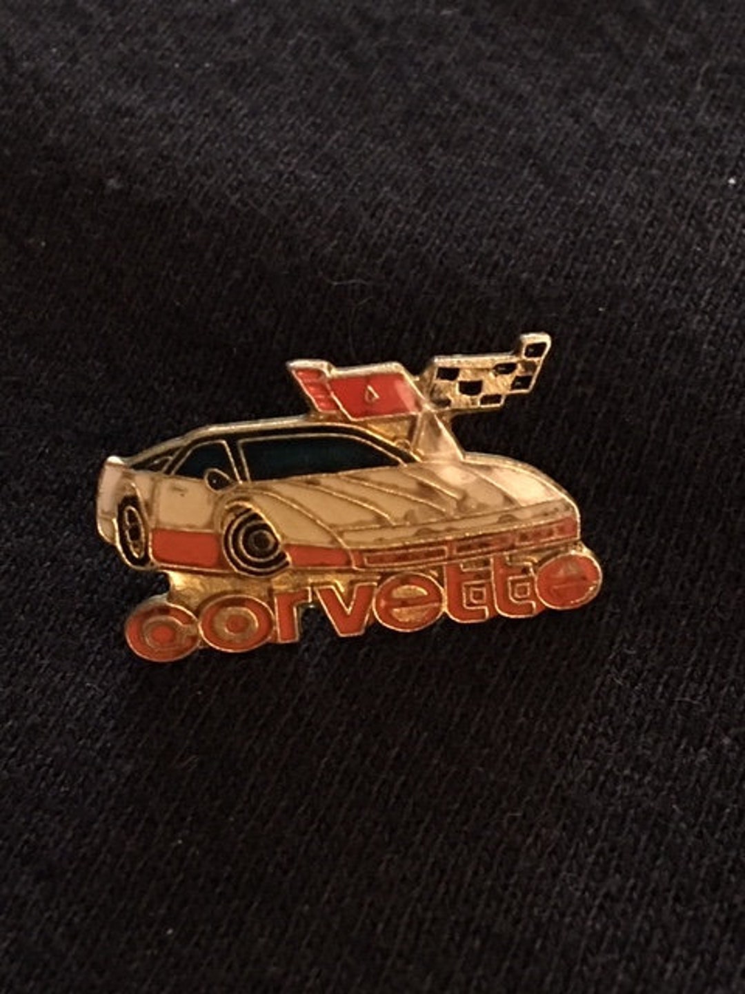 Corvette Car Enamel Backpack Pin Jacket Pin Graffiti Pin Lapel Pin ...
