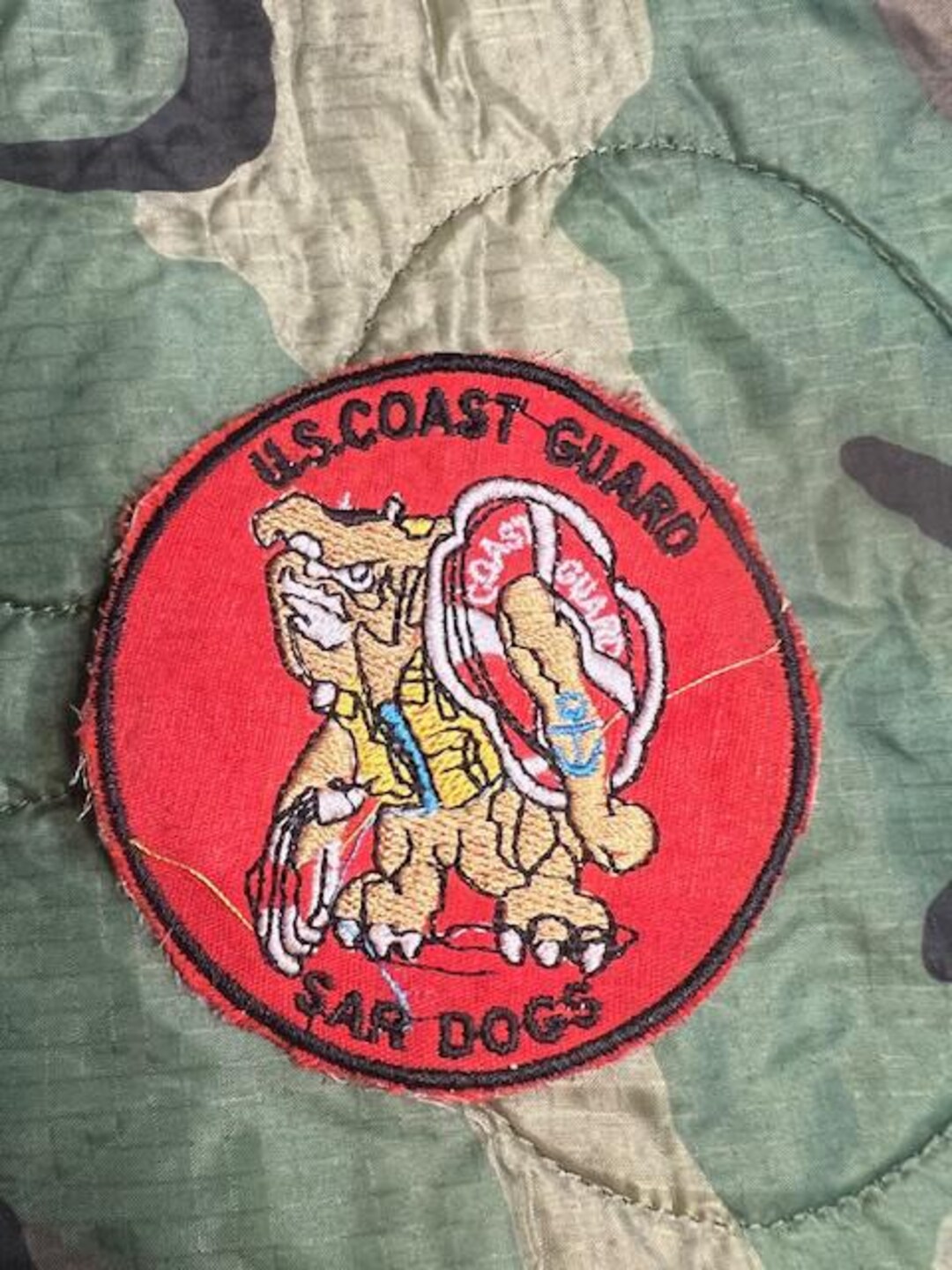 USCG US Coast Guard SAR Dogs Patch Airsoft Paint Ball - Etsy