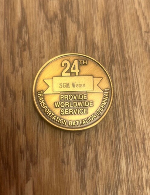 24th Transportation Battalion Terminal Challenge Coin Service - Etsy