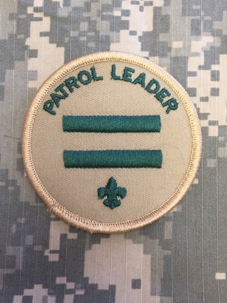 Boy Scouts Patch Patrol Leader Jacket Patch | Etsy
