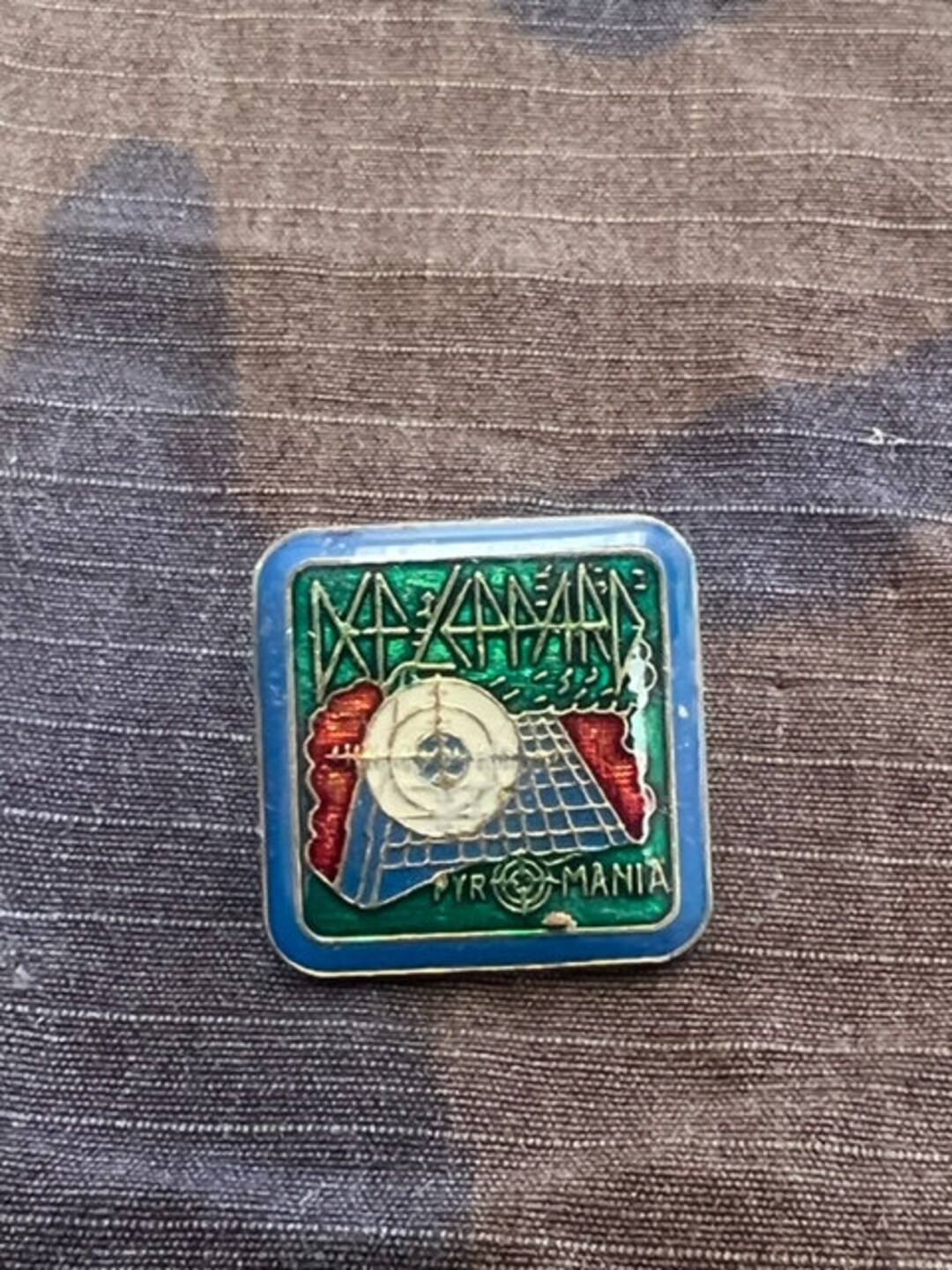 Def Leppard Pyromania Classic Hard Rock and Roll POP Music Enamel ...