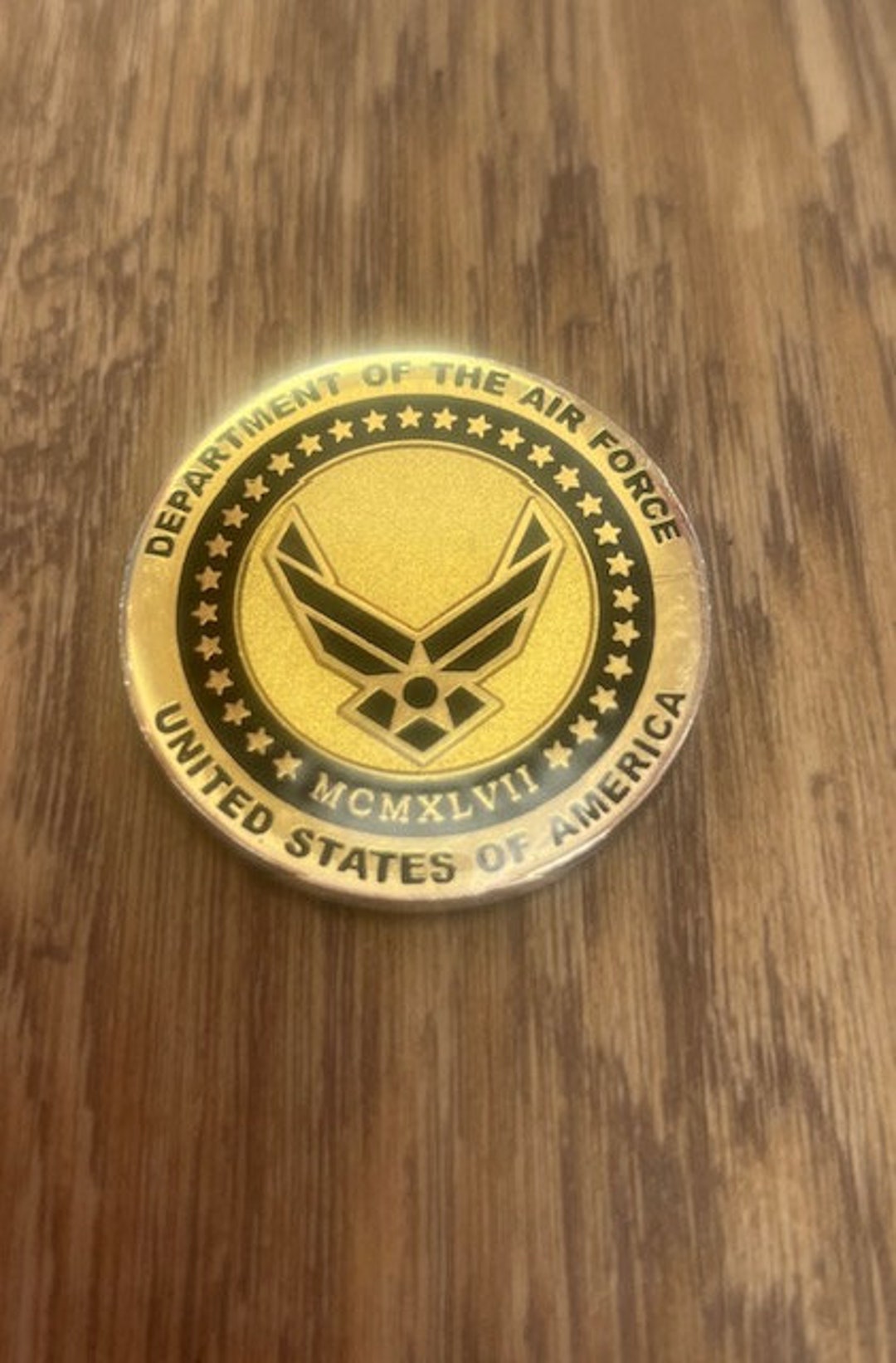 United States Air Force USAF Military Training Wolf Pack Challenge Coin ...