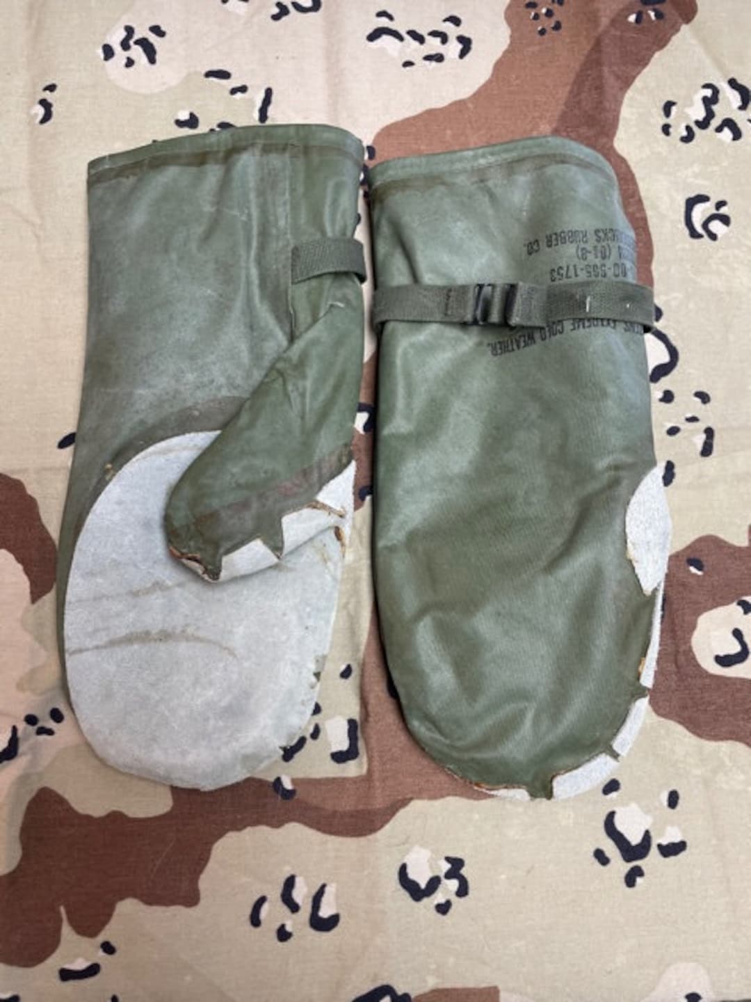 Extreme Cold Weather Impermeable Mittens 1985 USGI Military Issue - Etsy