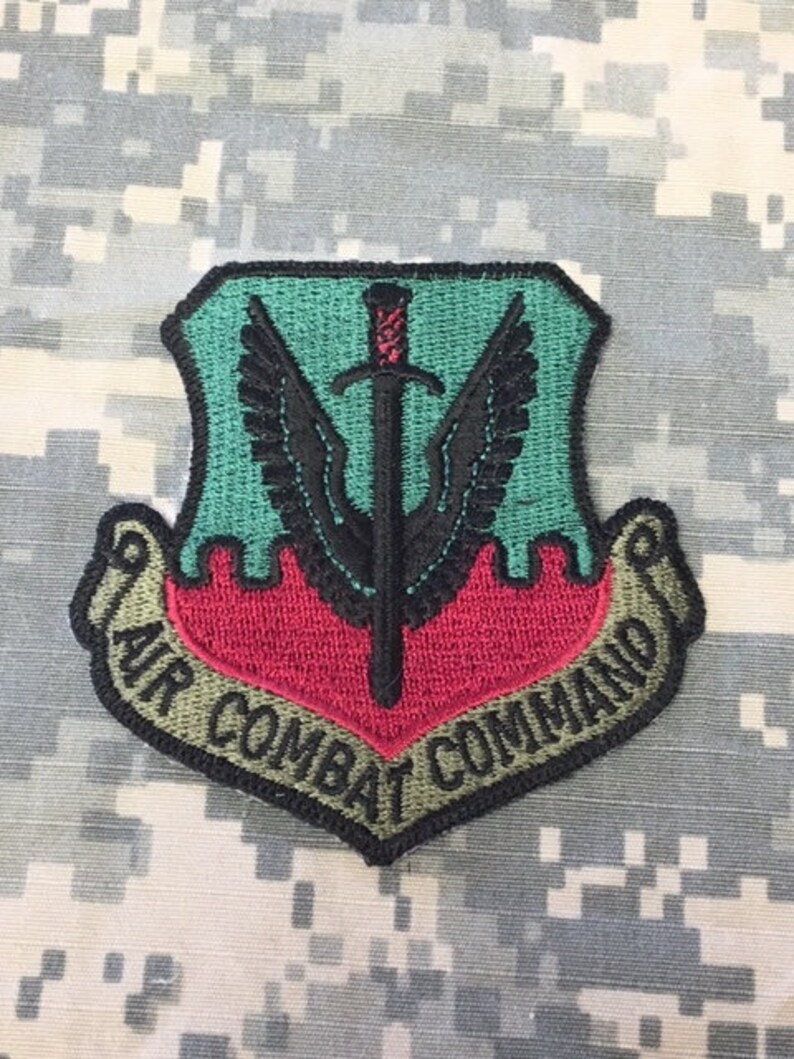 U.S. Air Force Air Combat Command Patch Jacket Patch | Etsy