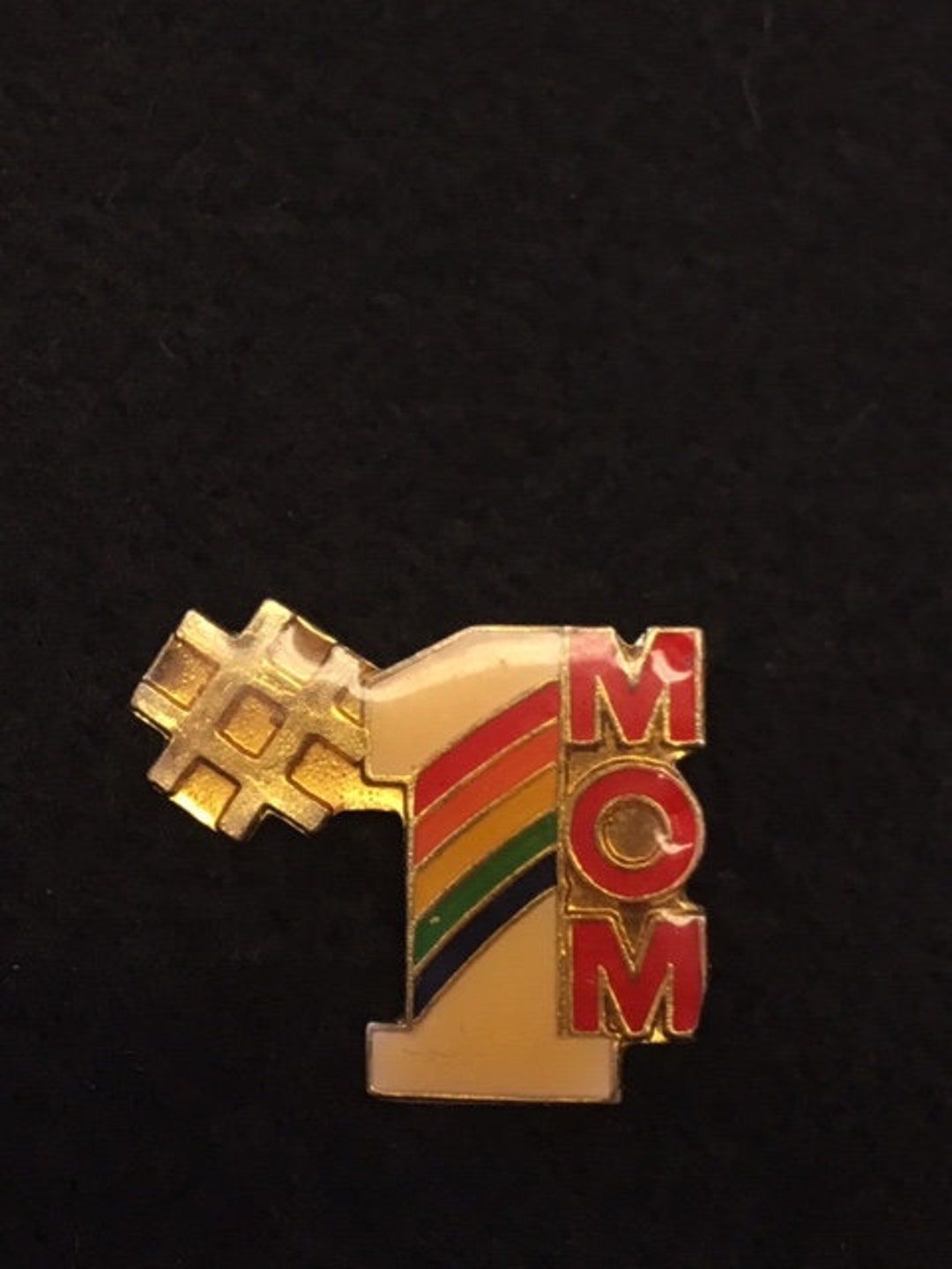 Number 1 Mom Enamel Backpack Pin Jacket Pin Graffiti Pin Lapel Pin ...