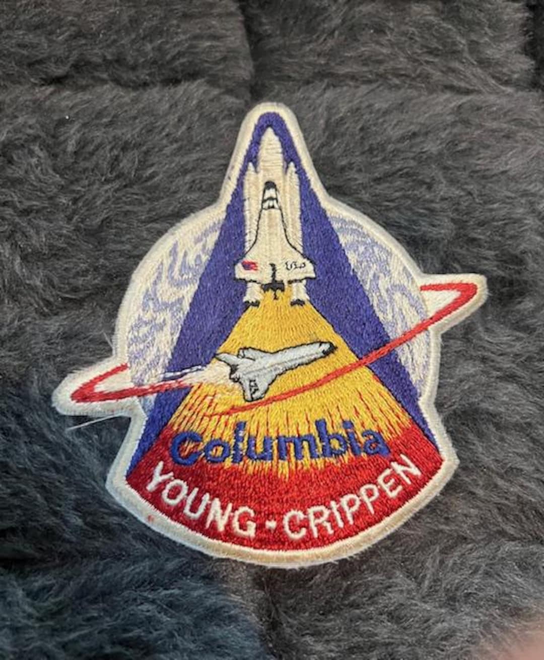 Space Shuttle Columbia Astronauts Young & Crippen Spaceshuttle Mission ...