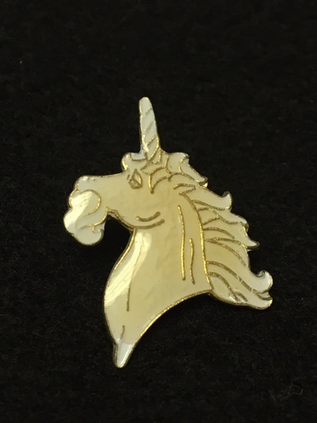Unicorn Head Enamel Backpack Pin - Jacket Pin - Graffiti Pin - Lapel ...