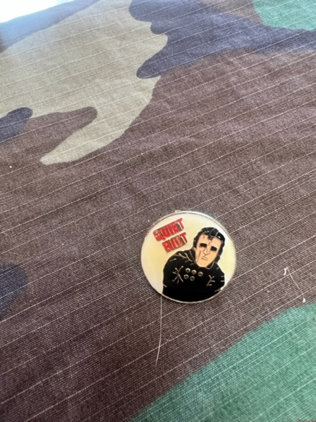 Quiet Riot Classic Hard Rock and Roll POP Music Enamel Backpack Pin ...