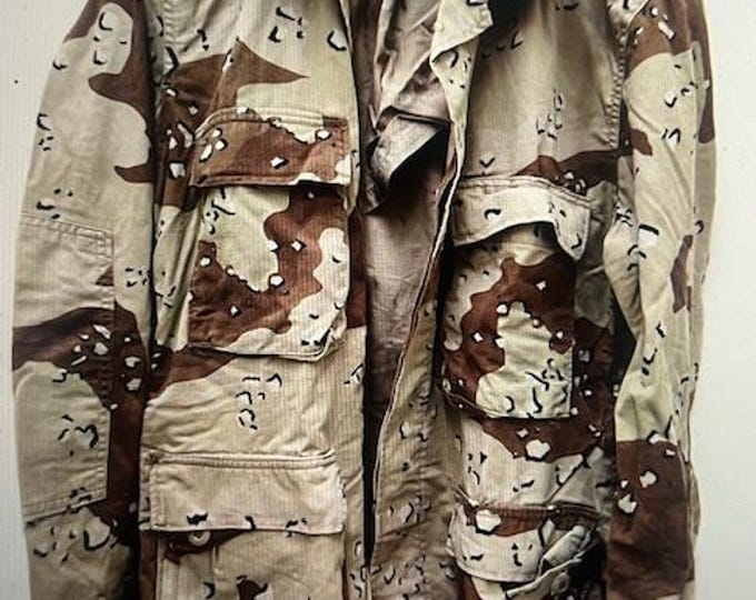 US Military Issued Desert Camo USMC Chocolate Chip Pattern Top Blouse ...