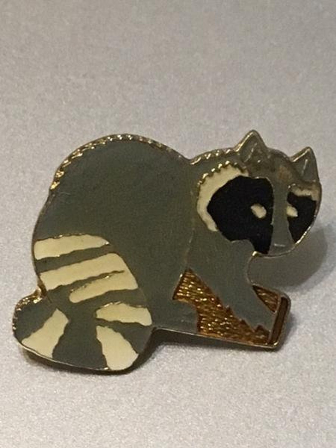 Raccoon Pin Enamel Backpack Pin - Jacket Pin - Graffiti Pin - Lapel Pin ...
