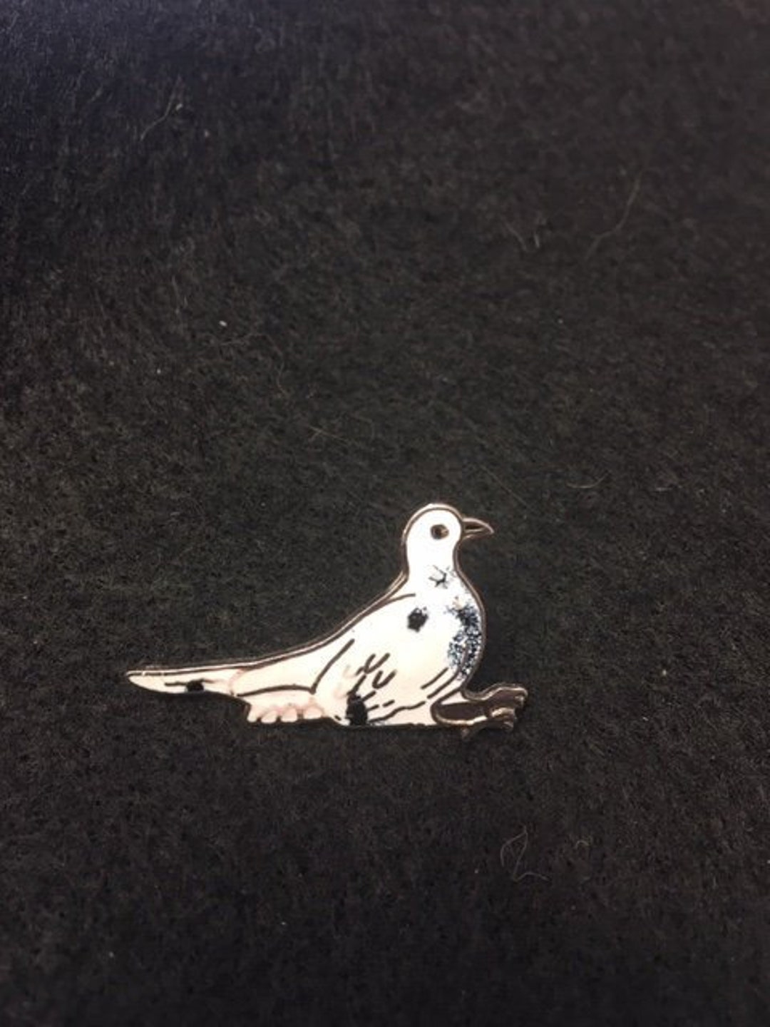 Dove Sitting Pin - Etsy