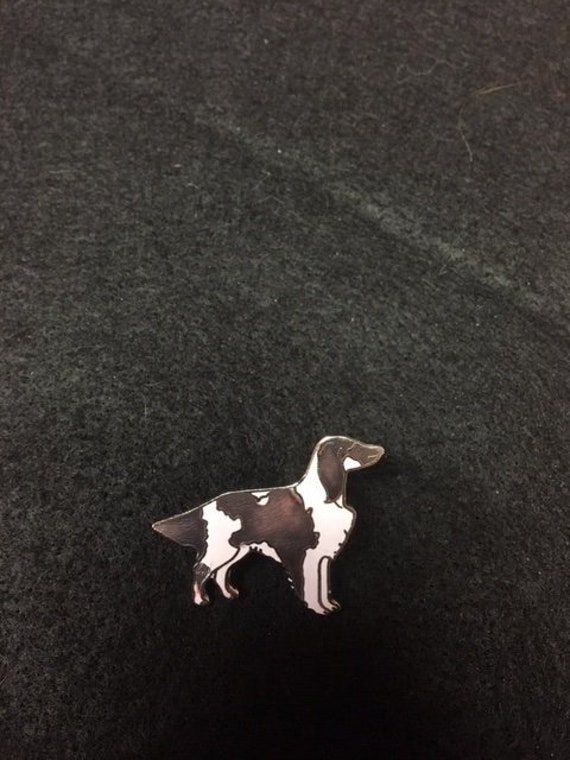 Enamel Large Irish Setter English Setter Dog Pin - Gem