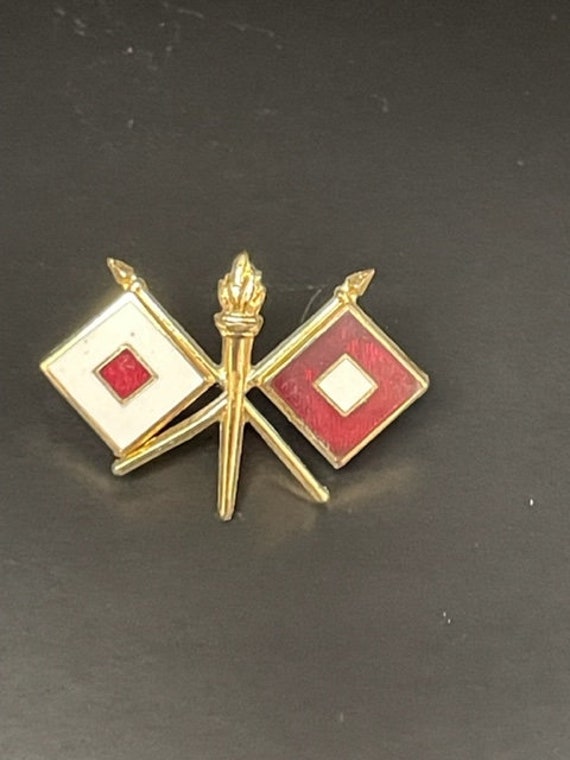 Enamel Signal Corps Officer Branch Insignia - Etsy