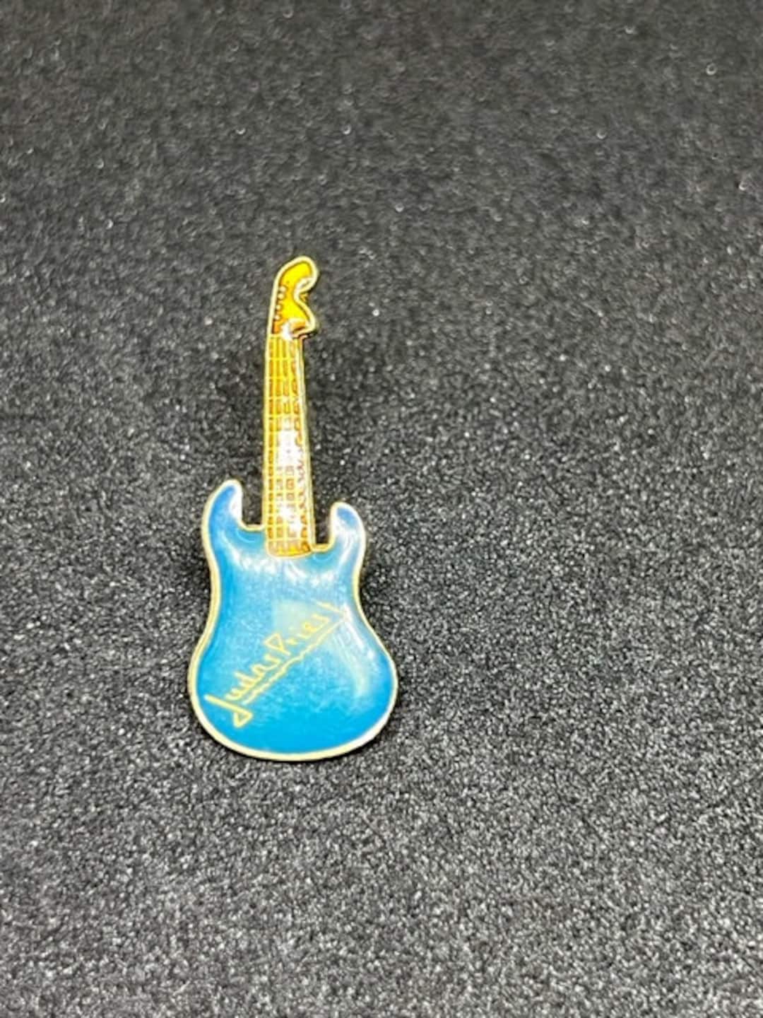 Judas Priest Rock and Roll Electric Guitar Enamel Backpack Pin - Jacket ...