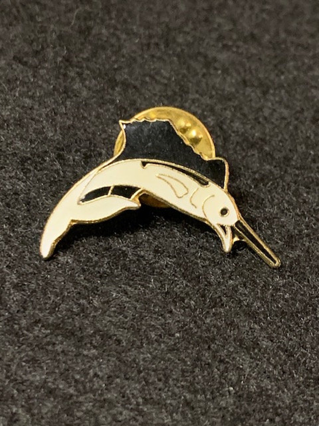 Deep Sea Marlin Fish Enamel Backpack Pin - Jacket Pin - Graffiti Pin ...