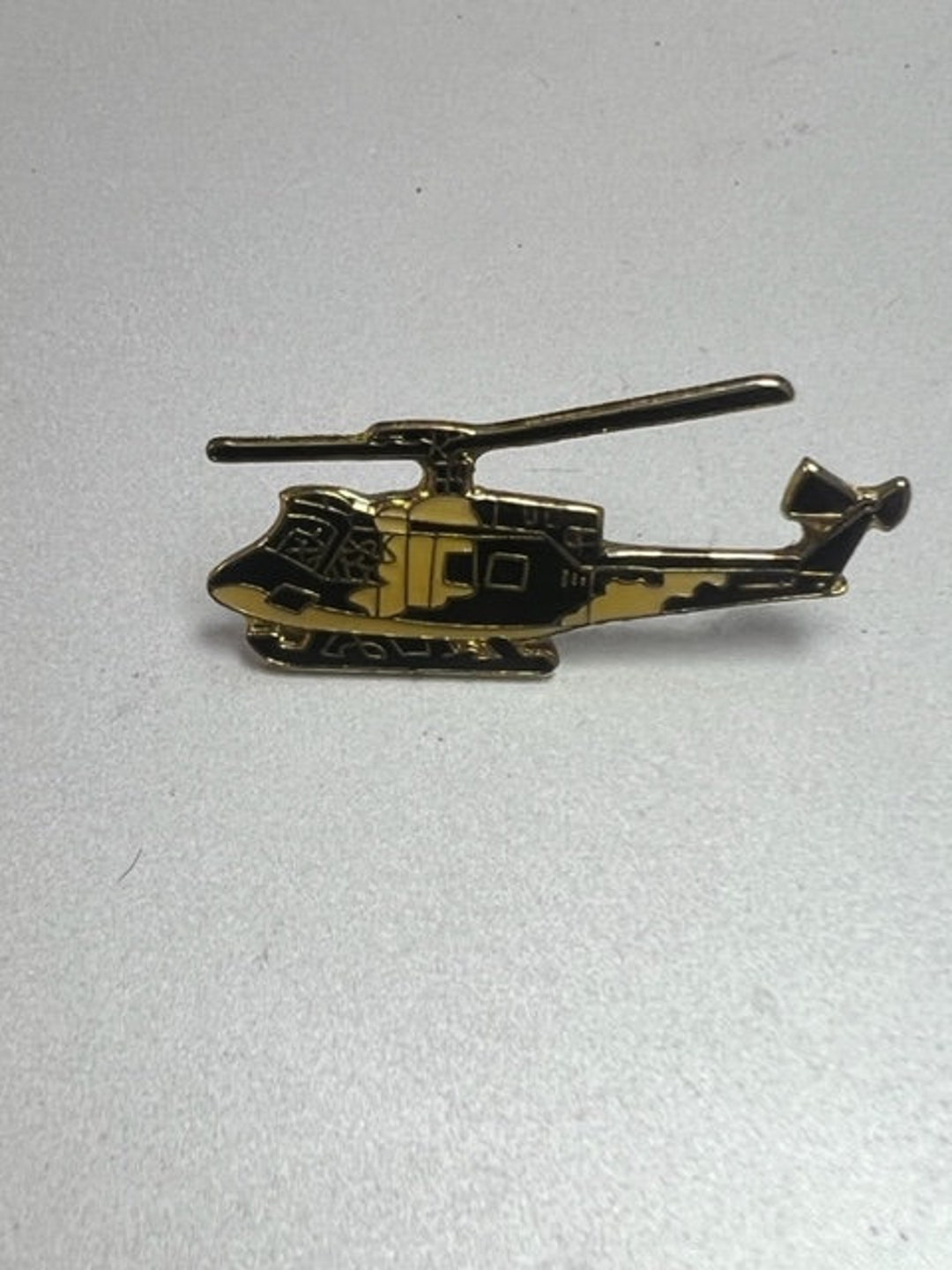 Huey Helicopter Enamel Backpack Pin - Jacket Pin - Graffiti Pin - Lapel ...